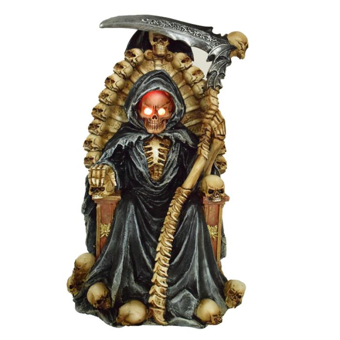 The Reaper of Death LED Throne of Skulls